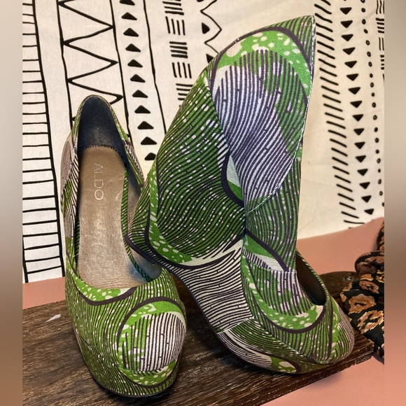 Aldo | Shoes | Like New Aldo 5 Heels Size 37 Uk Us 65 Funky Disco Retro ...